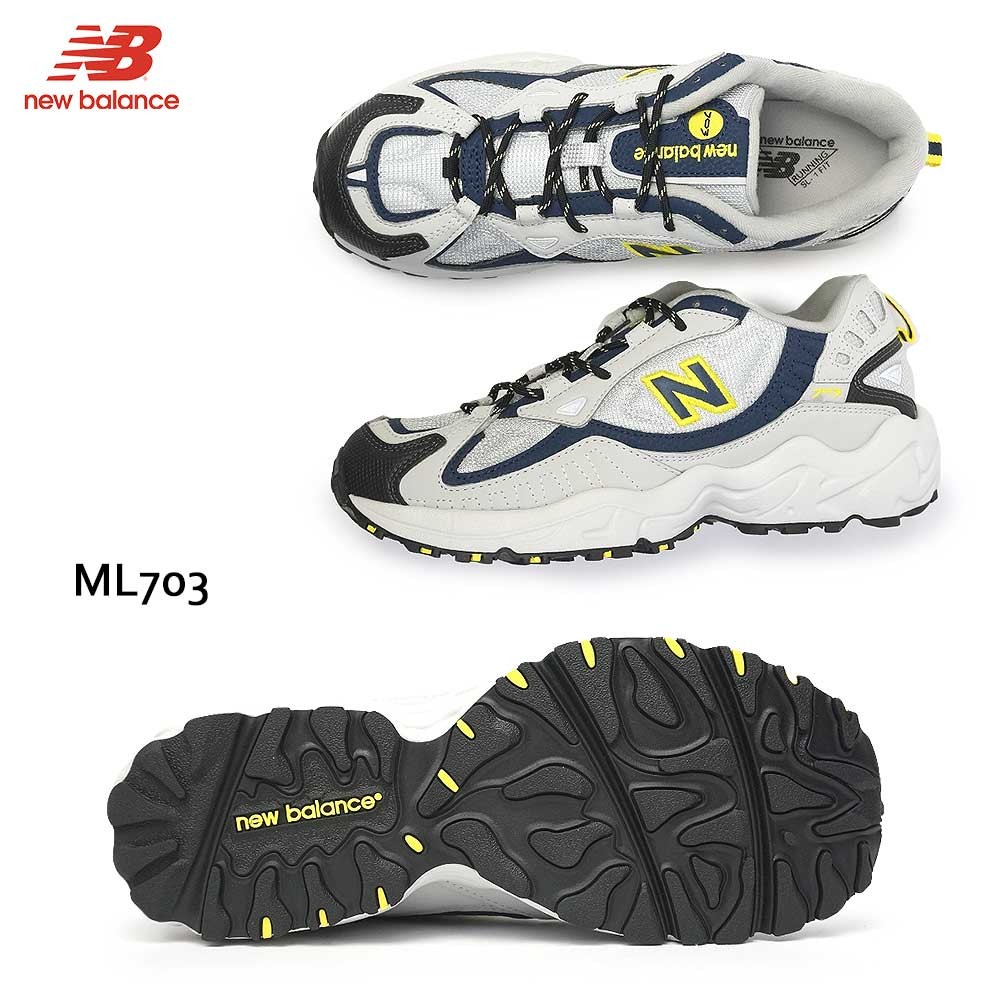 ニューバランス スニーカー メンズ ML703 復刻 ランニングスタイル new balance マイスキップ