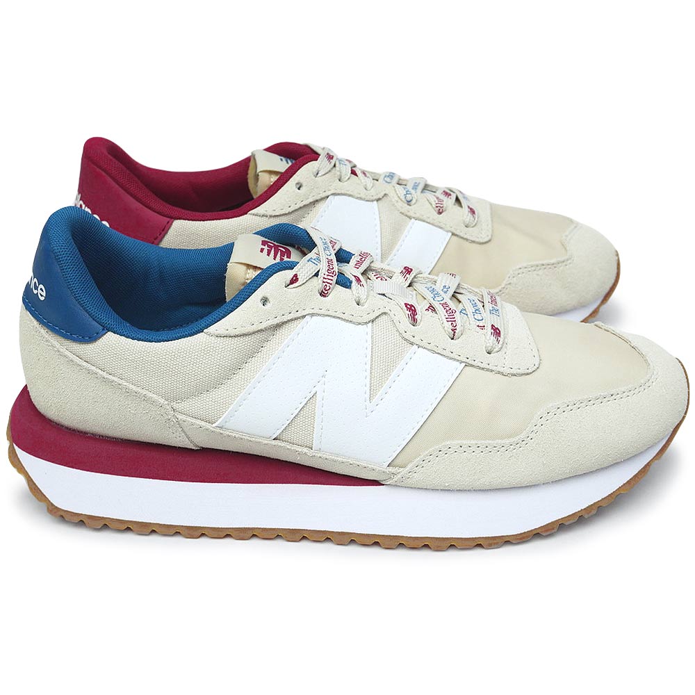 ニューバランス スニーカー MS237 メンズ レディース 日本限定カラー クラシック レトロ D幅 new balance JU UJ ホワイト ネイビー ニューバラ NB マイスキップ