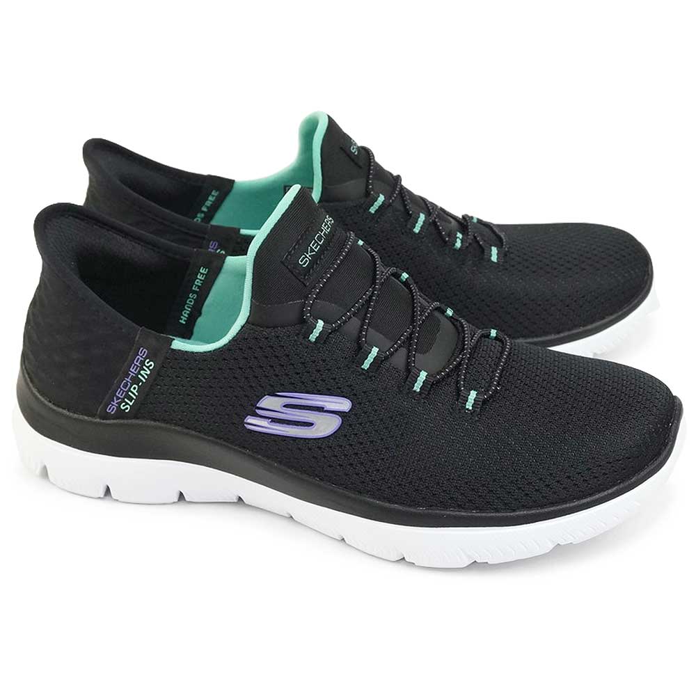 スケッチャーズ レディース スニーカー 150123 スリップインズ スリッポン 軽量 SKECHERS Summits - Diamond ...