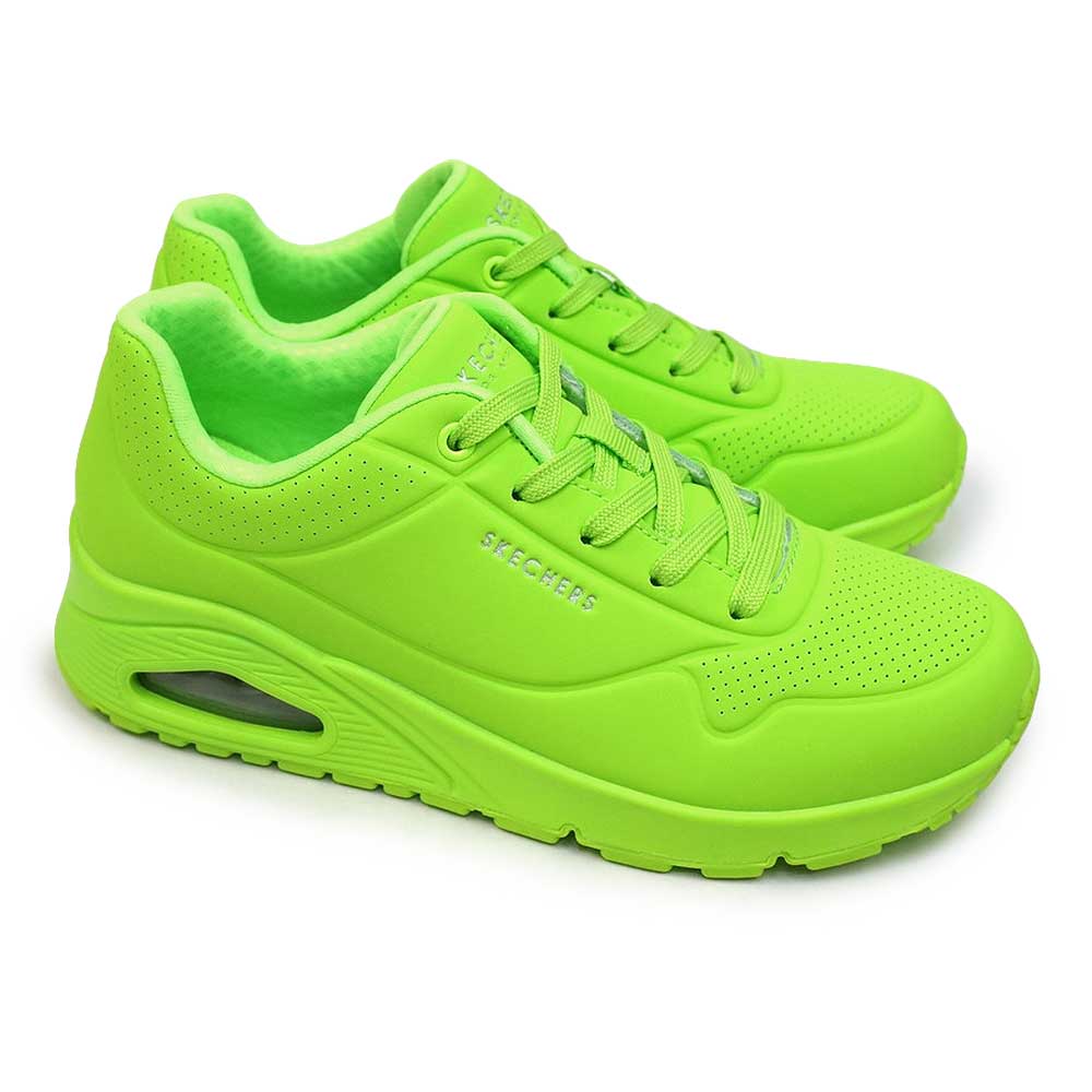 スケッチャーズ スニーカー レディース 73667 ウノ ナイト シェイズ ネオンカラー SKECHERS UNO NIGHT SHADES ...